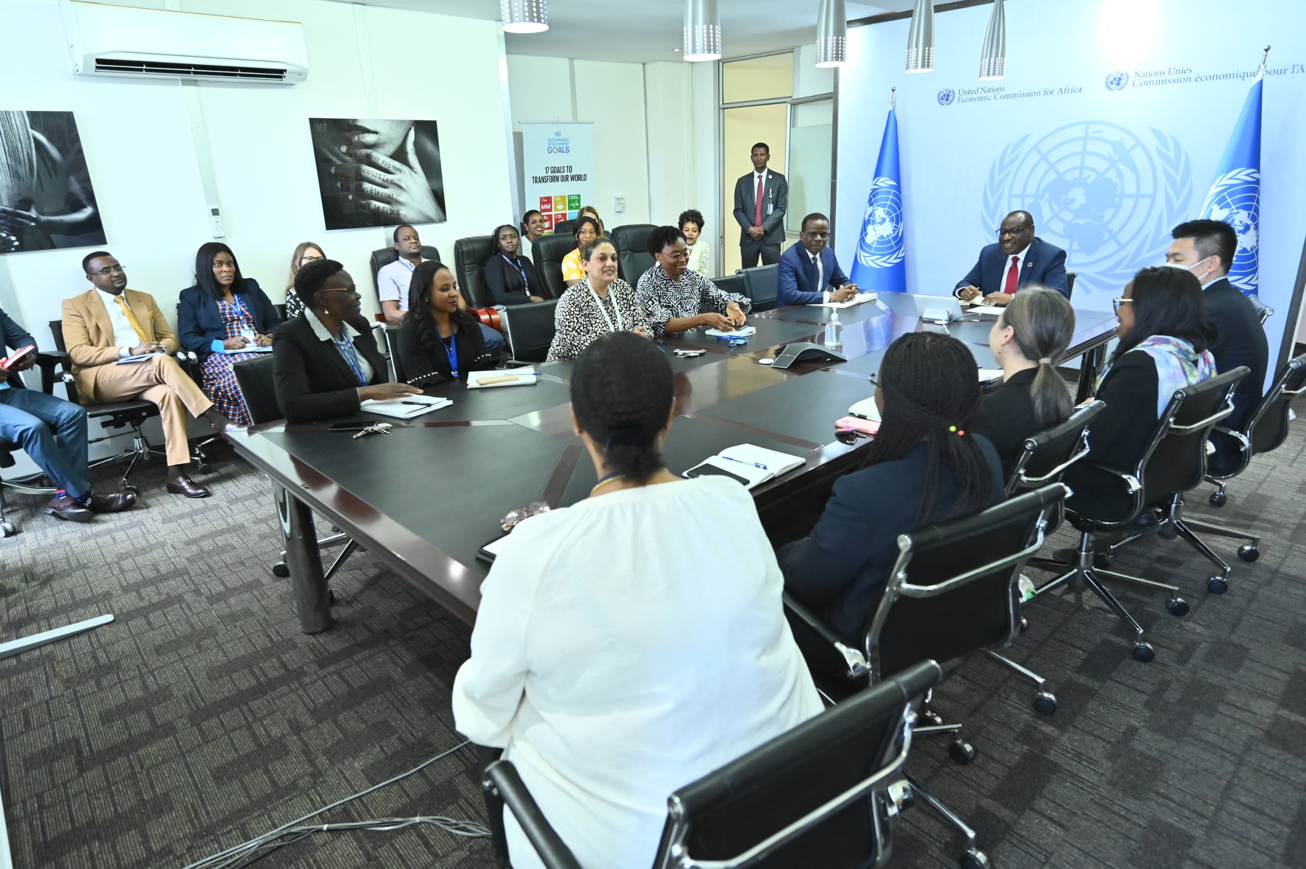 Welcoming the new Executive Secretary, Mr Claver Gatete on his first ...